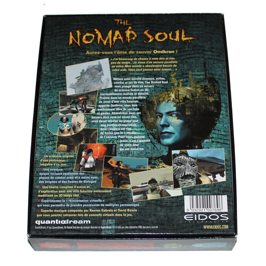 Jeu vidéo PC Big Box The Nomad Soul Omikron - Eidos ( 1999 ) – La Roue du Passé