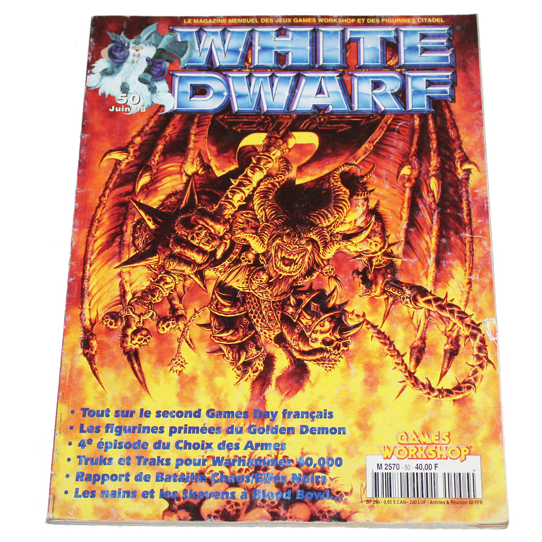 Magazine / revue White Dwarf Games Workshop numéro 50 / juin 1998 / Wa ...