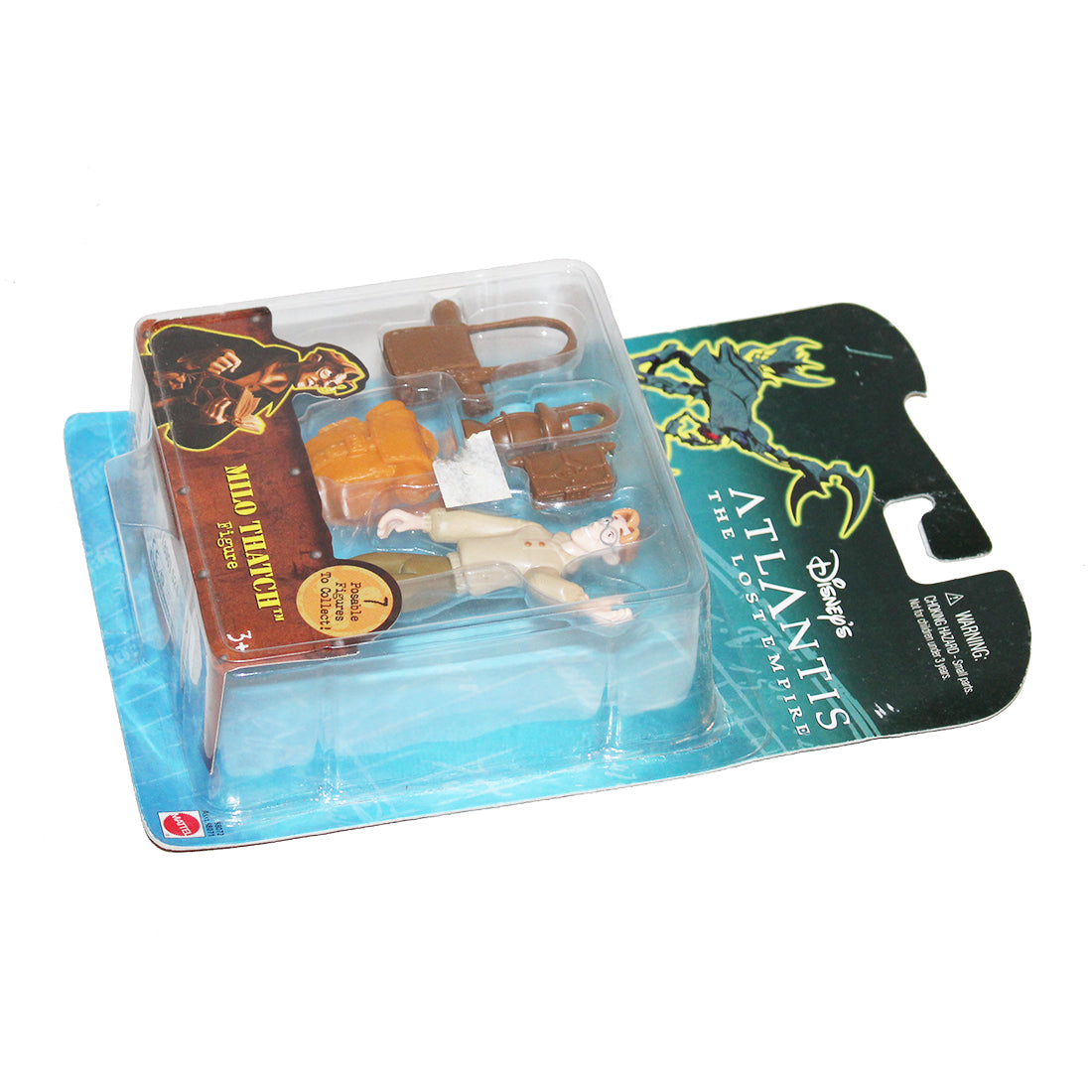 Jouet Mattel figurine Milo Thatch sous blister Atlantis Atlantide / Di ...