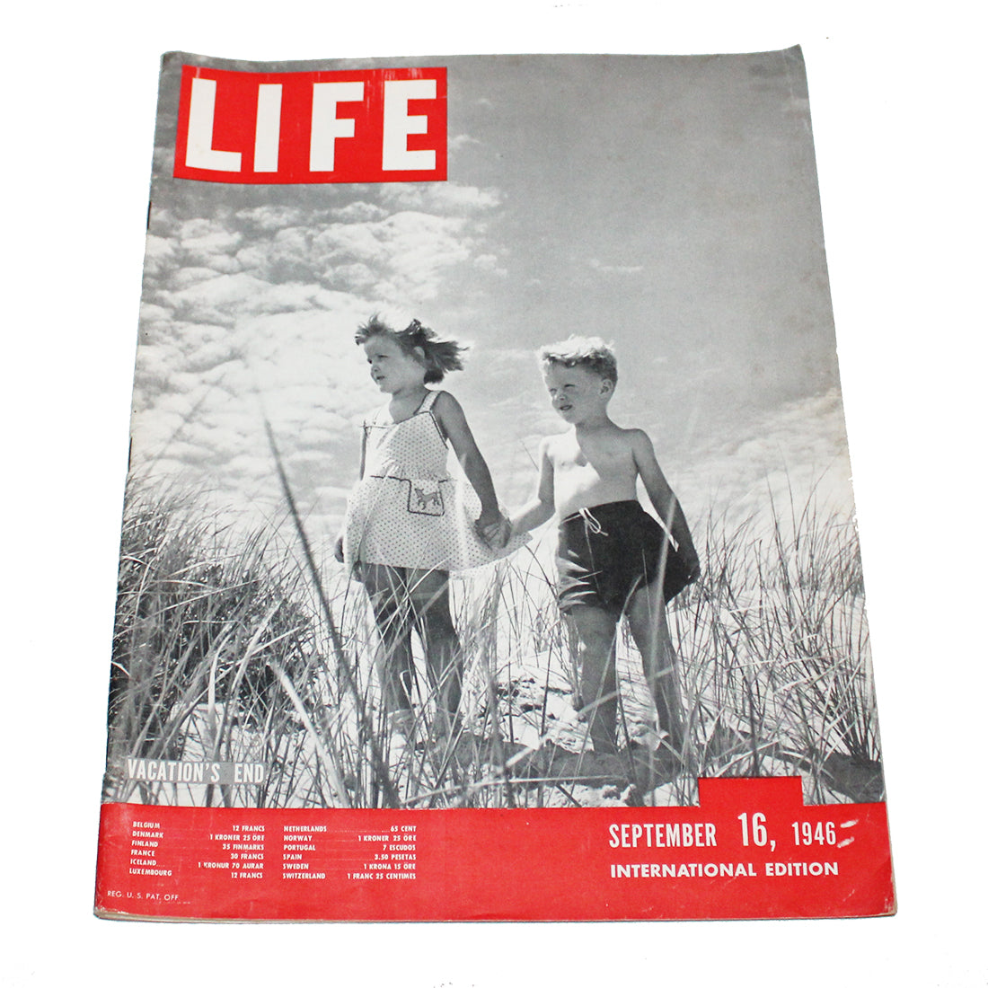Magazine / revue Life du 16/09/1946 Vacation's End International Editi ...