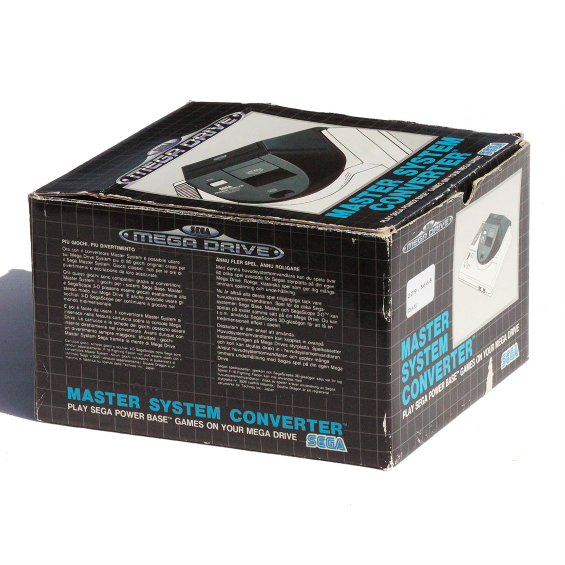 Megadrive adapter for Master System Converter Sega games in box – La ...