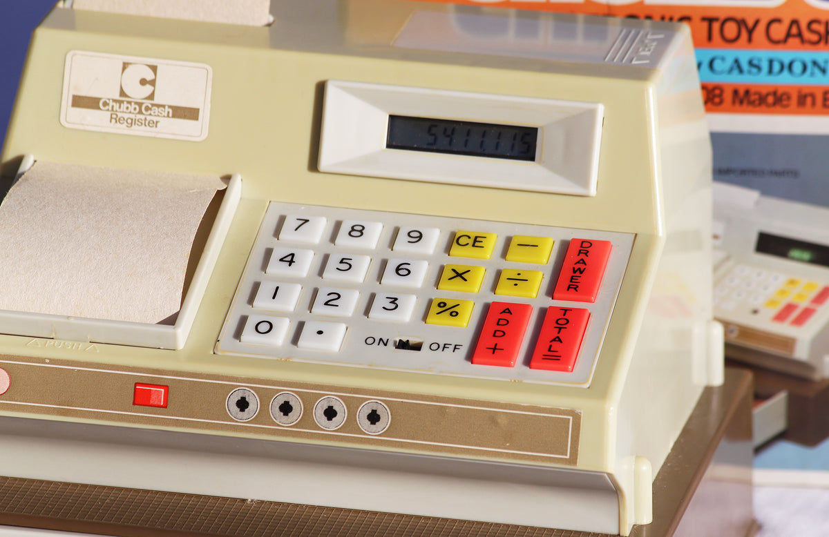 Vintage cash register toy Chubb Cash by Casdon made in England – La ...