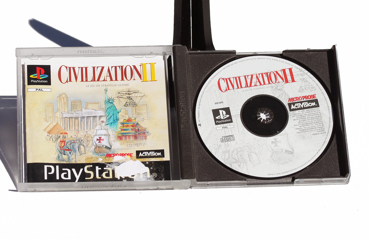Jeu vidéo Playstation PS1 Civilization II complet – La Roue du Passé