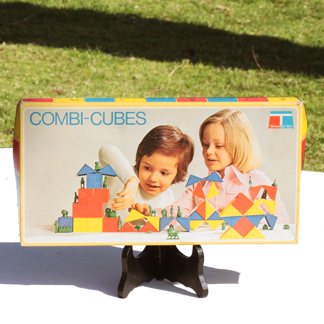 Boîte de jeu vintage complète Combi-Cubes Tupperware Toys ( 1977 ) com ...